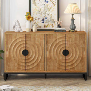 Brayden Studio® Storage Cabinet Sideboard Wooden Cabinet with Stunning ...
