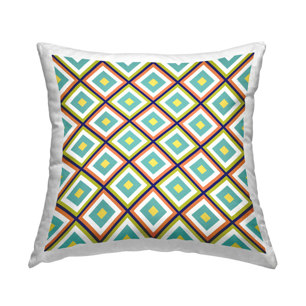 Stupell Industries Geometric Throw Pillow | Wayfair