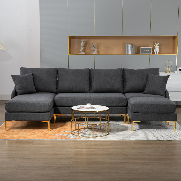 Mercer41 Chasta Upholstered Sectional | Wayfair