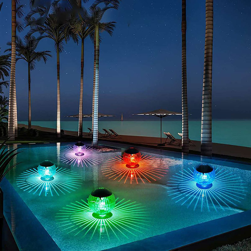 Deago Solar Powered Outdoor Floating Pool Lights & Reviews | Wayfair