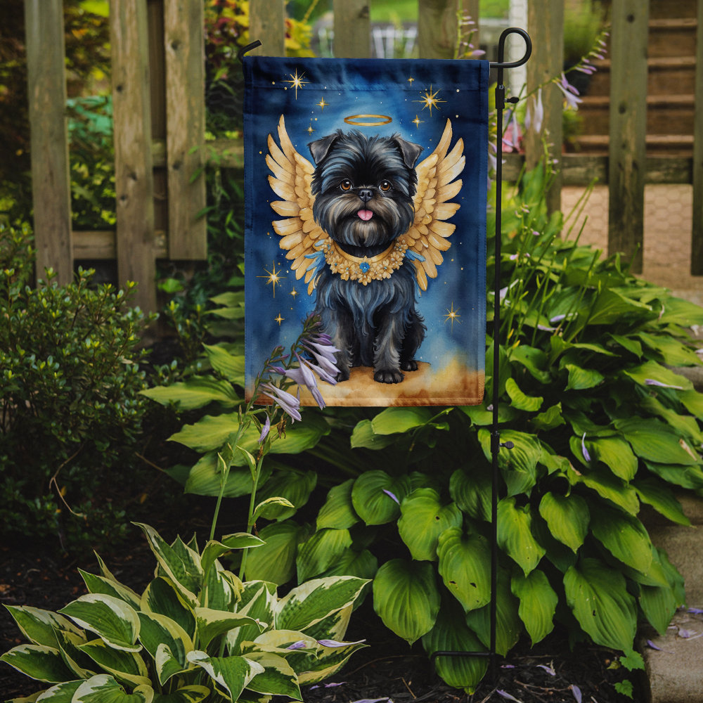 Caroline's Treasures Affenpinscher My Angel Garden Flag | Wayfair