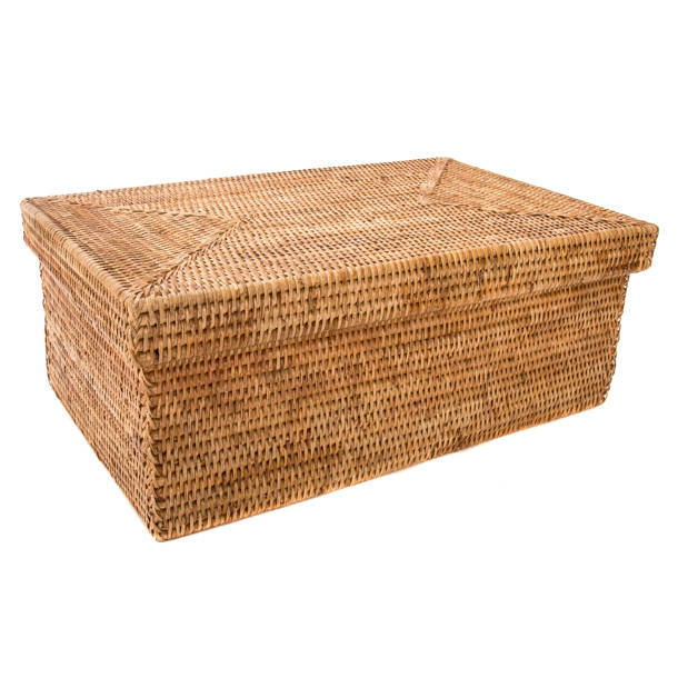 Birch Lane™ Lancaster Wicker Trunk & Reviews | Wayfair