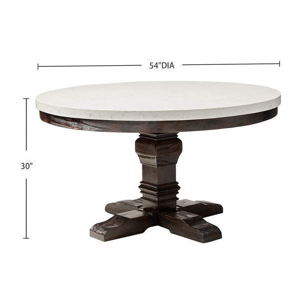 Canora Grey Laurenn Round Marble Dining Table | Wayfair