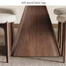 LJIA home Simple modern rectangular rock plate table sets | Wayfair