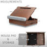 Sidekiix Wooden Tilting Lap Desk with Internal Storage and Slide-Out ...