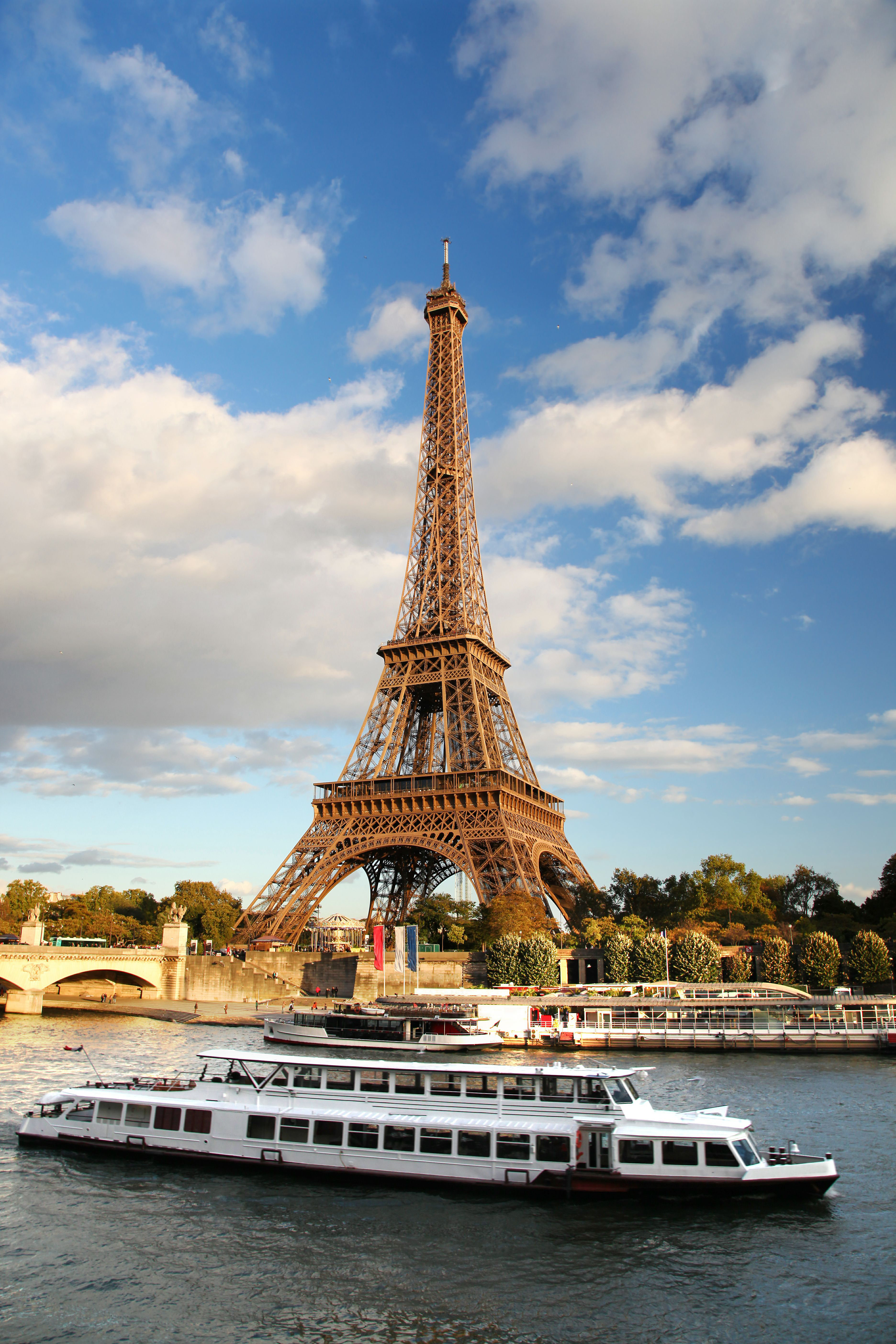 Ebern Designs Leecy Seine In Paris, France by - Wrapped Canvas ...