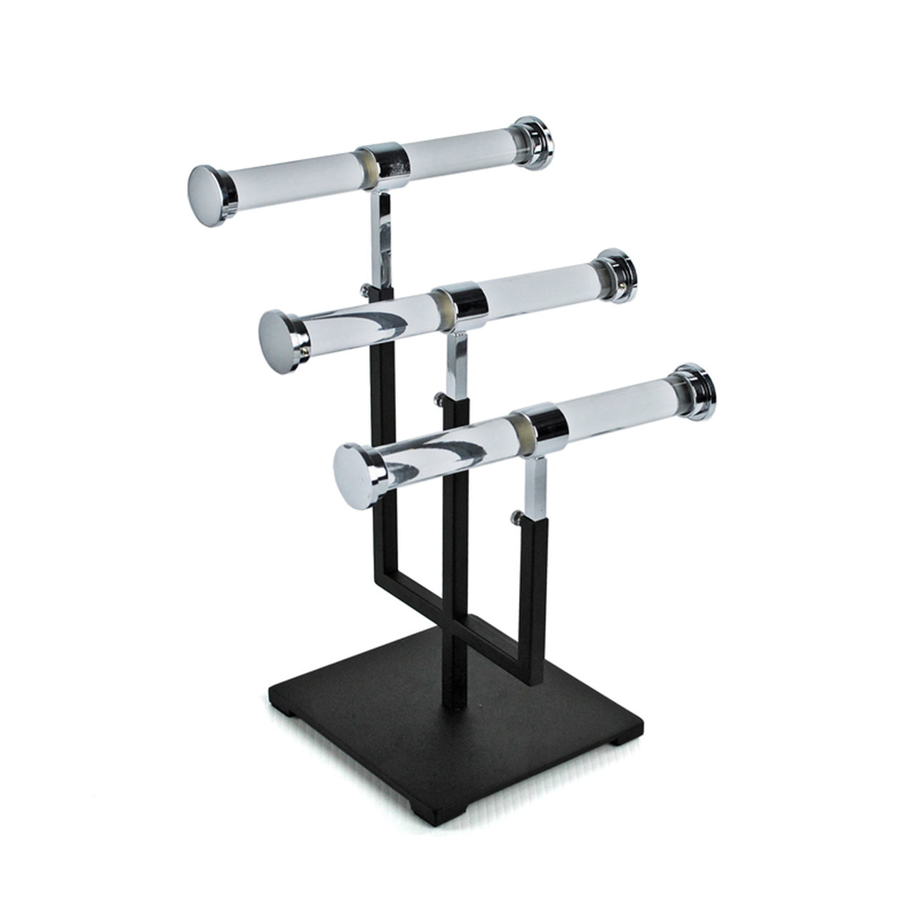 Azar Displays Three-Tiered Adjustable Pole Acrylic and Necklace ...