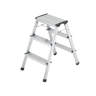 Hailo USA Inc. 3-Step Aluminum Step Stool with 330 lb. Load Capacity ...