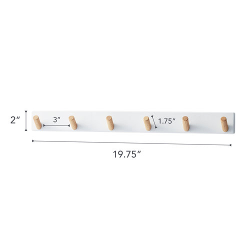 Yamazaki USA Yamazaki Home Wall-Mounted Saving Coat Hanger- Modern ...
