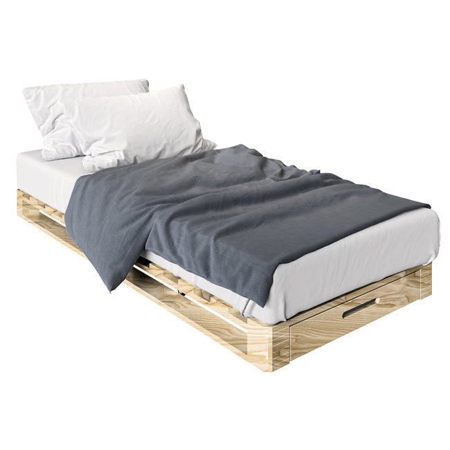 Gracie Oaks Sadler European Single (90 x 200cm) Bed Frame | Wayfair.co.uk
