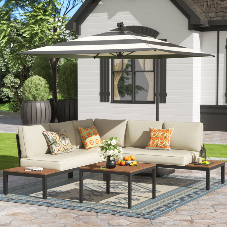 Ebern Designs Lovene 5 - Person Modular Patio Conversation Sets with ...