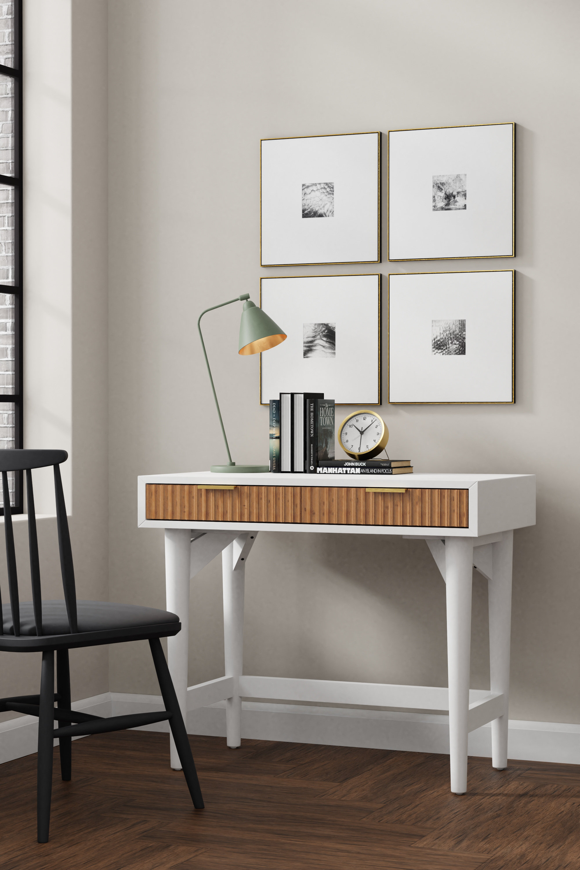 George Oliver Walburg Larsen Mini Writing Desk & Reviews - Wayfair Canada