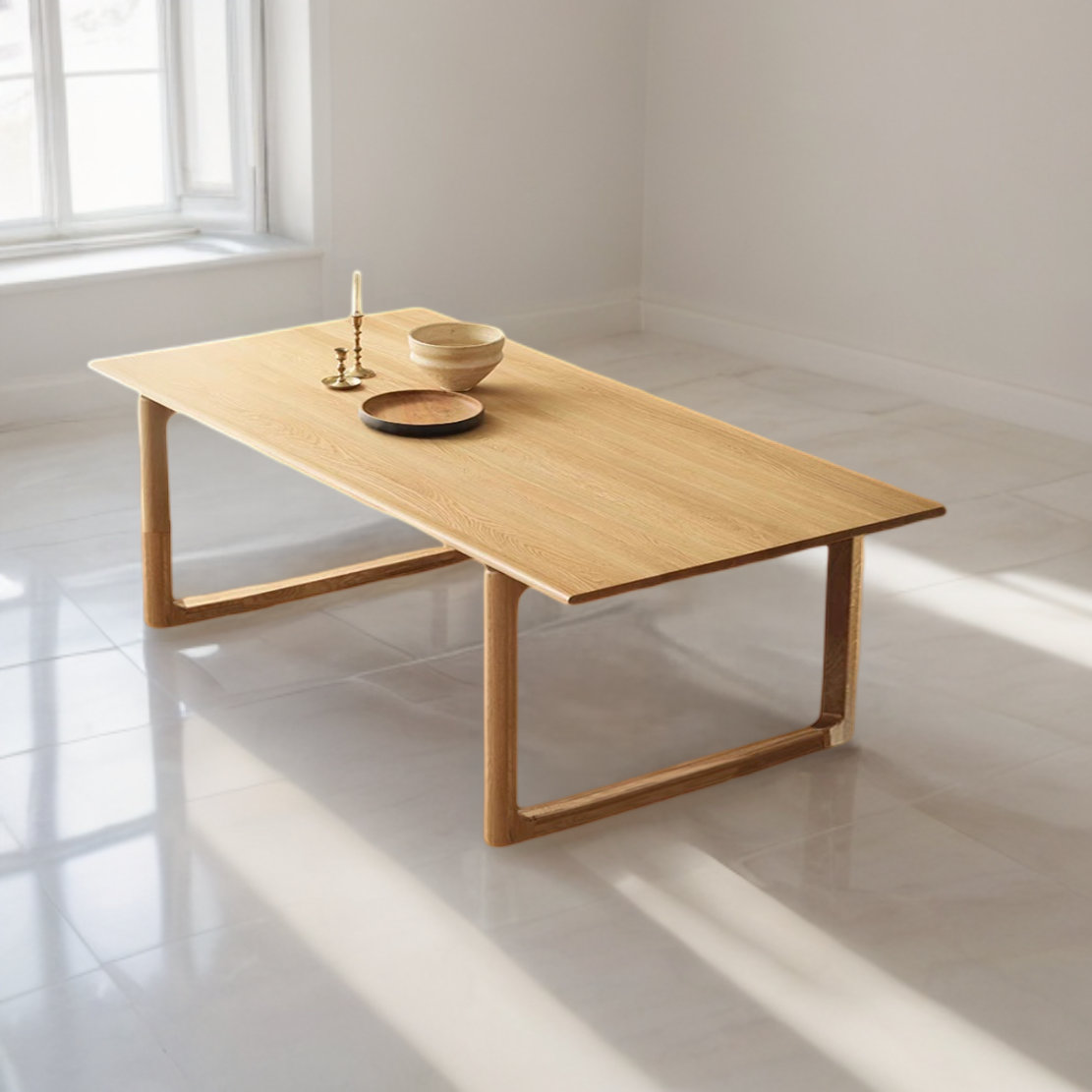 Table Treasures.e Solid wood dining table log rectangle - Wayfair Canada