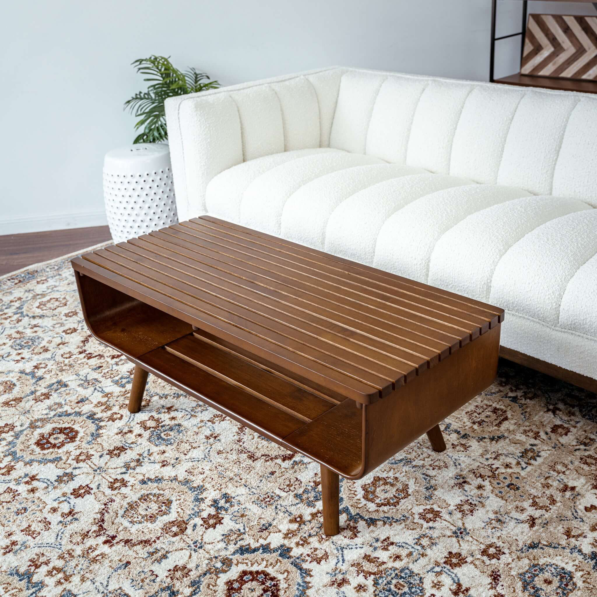 George Oliver Alice Coffee Table Walnut | Wayfair