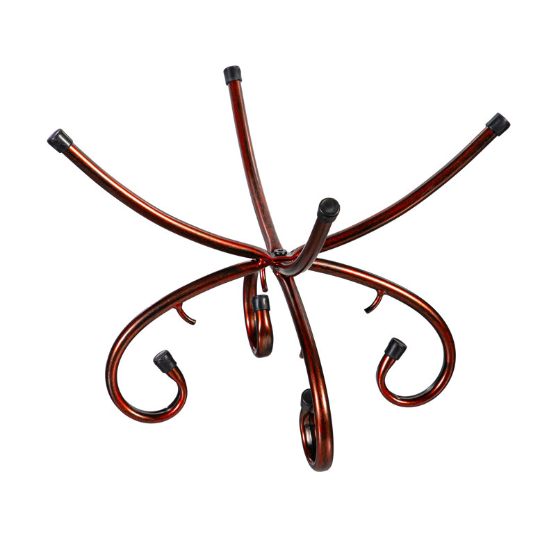 Charlton Home® Metal Copper Convertible Bird Bath Stand | Wayfair