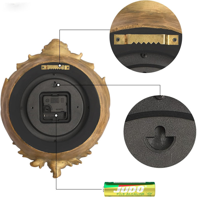 House of Hampton® Jackleen Wall Clock | Wayfair