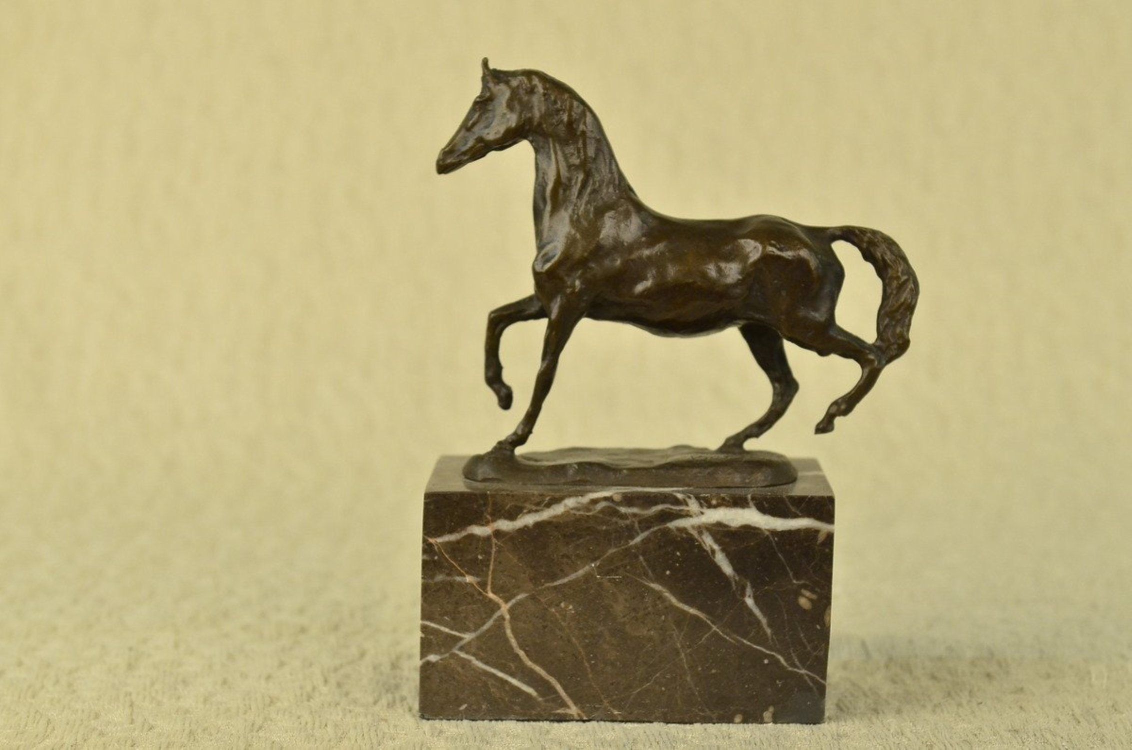 Foundry Select Karsch Hot Cast Bronze Galloping Horse Miniature Bronze ...