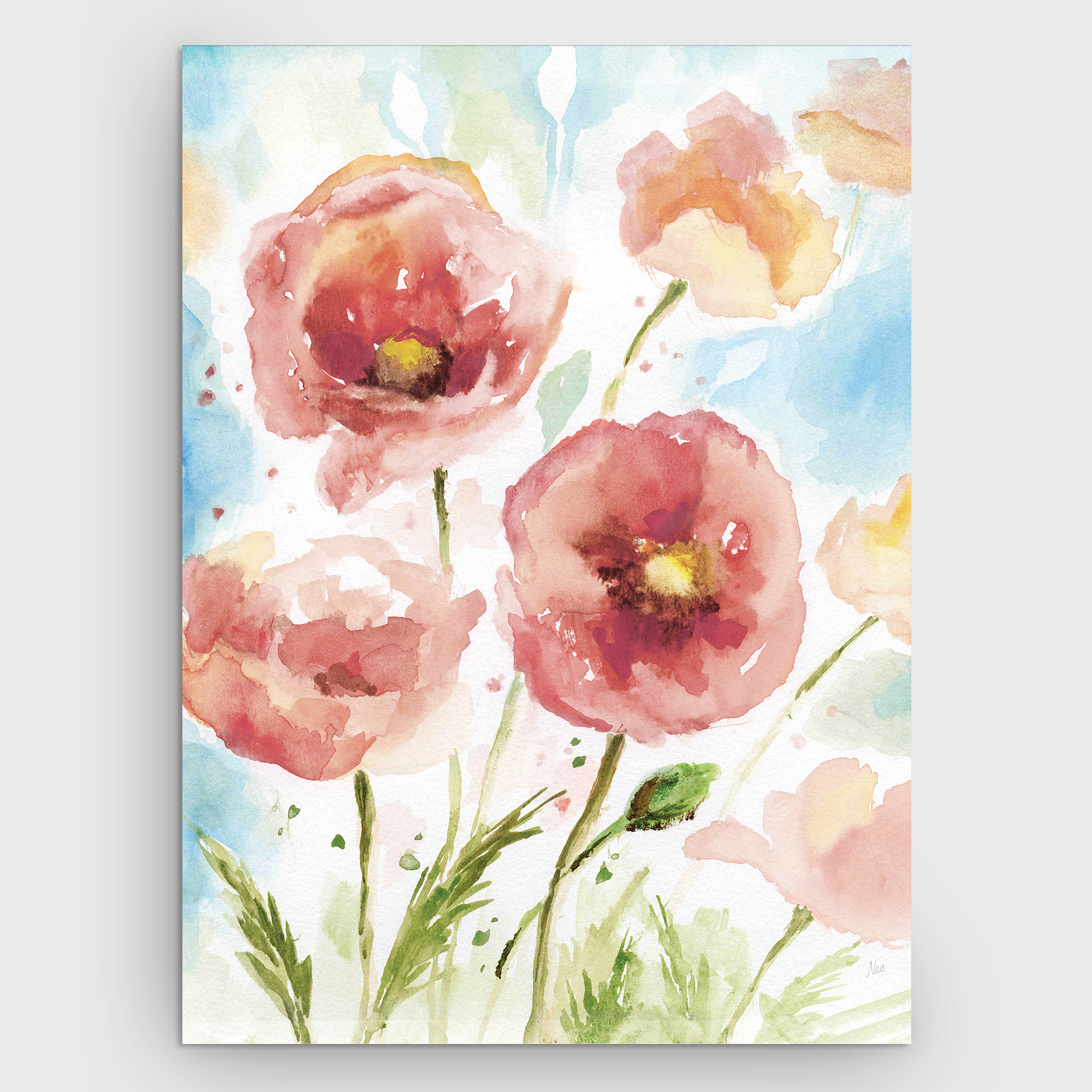 Charlton Home® 'Botanical Blush II' - Wrapped Canvas Painting Print ...