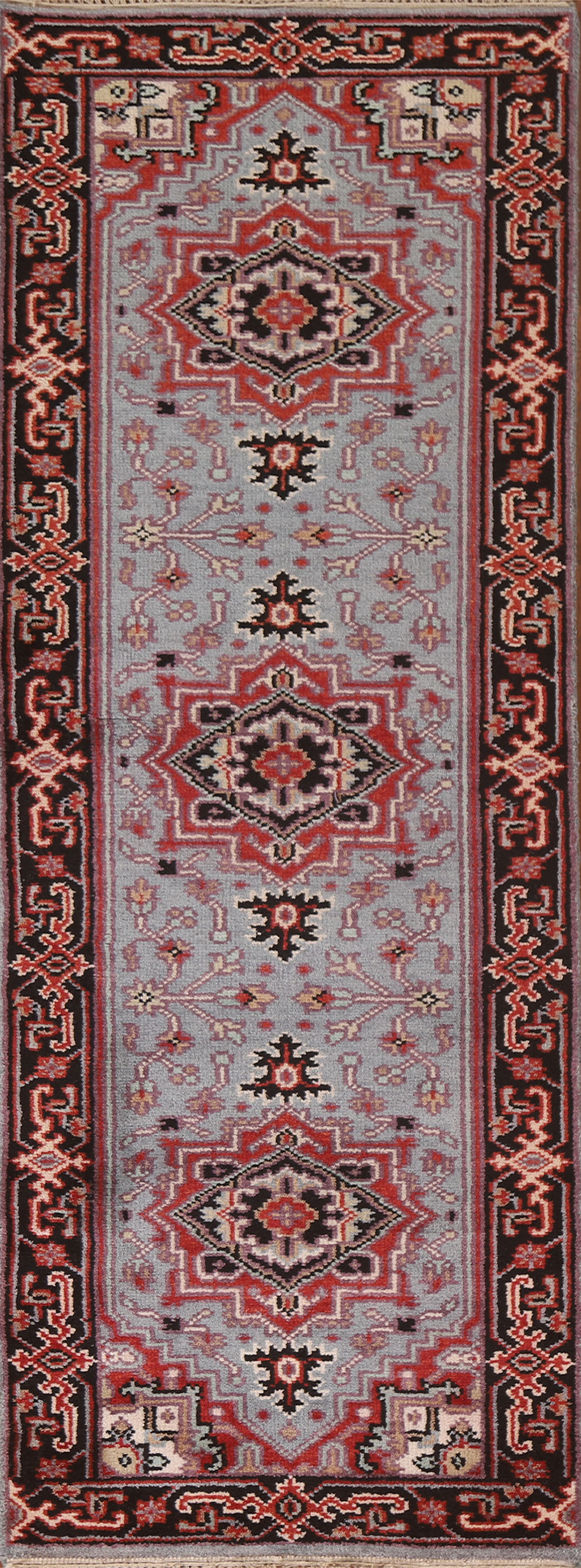 Bloomsbury Market Geometric Traditional Indian Runner Rug 3x8 | Wayfair