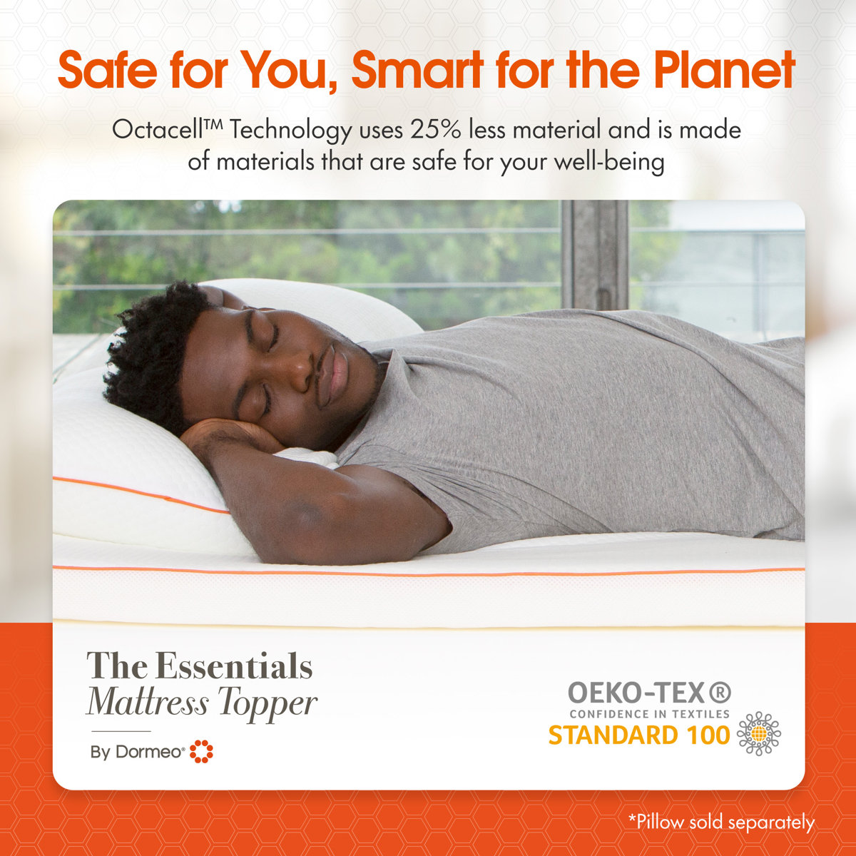 Dormeo The Essentials Mattress Topper 2-Inch with Octacell Technology ...