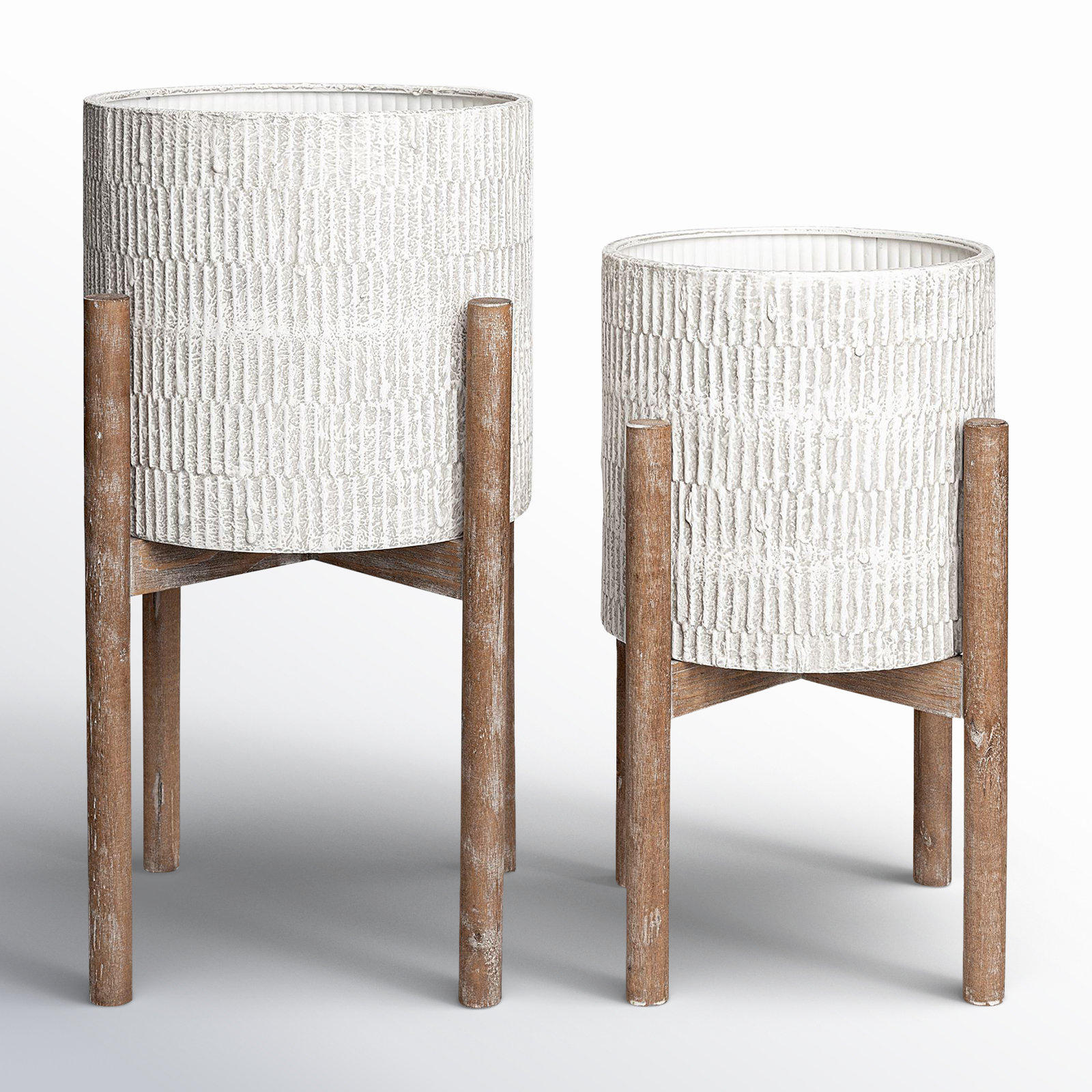 Joss & Main Neecy 2 Piece Pot Planter Set & Reviews | Joss & Main