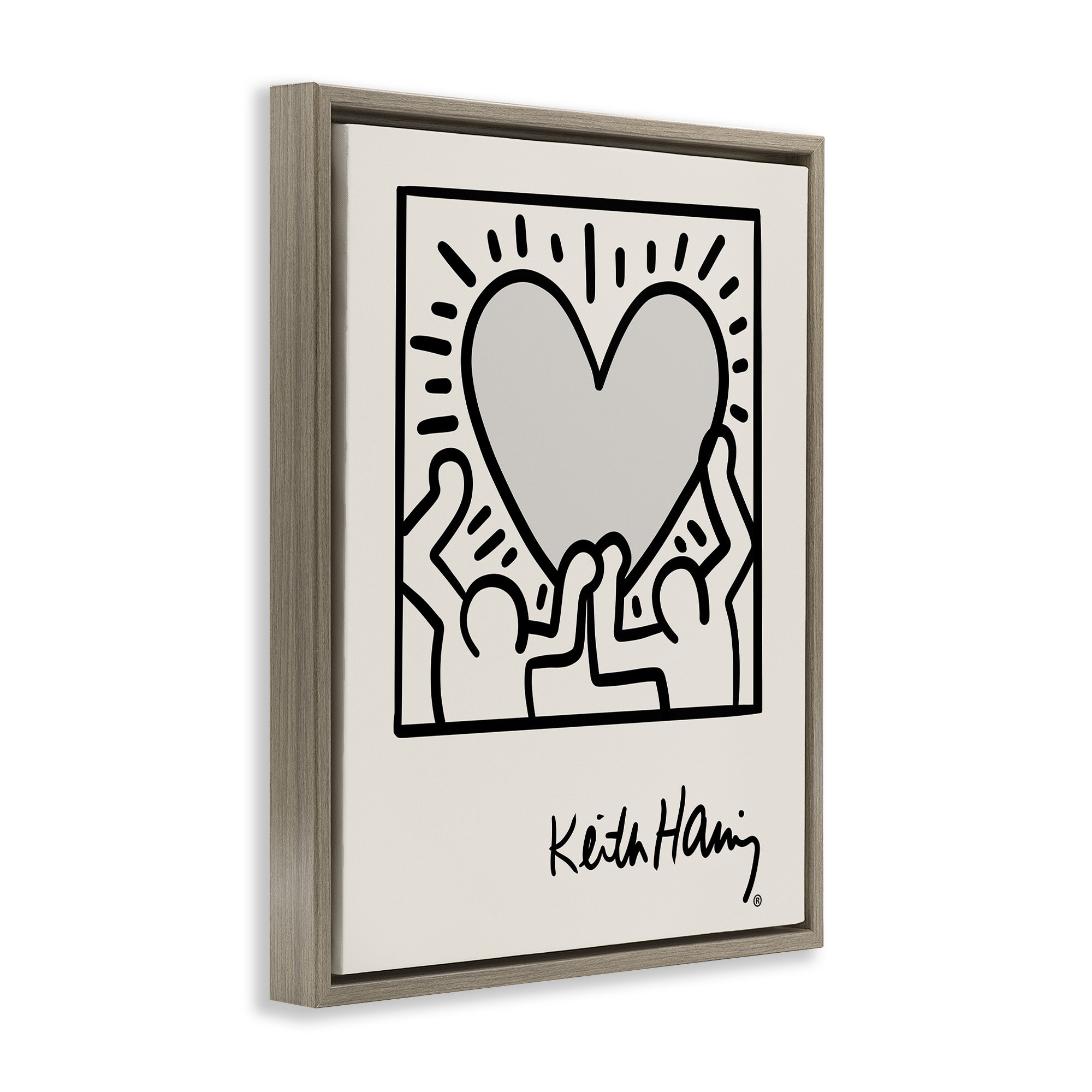 Lark Manor™ Classic Heart Symbol Keith Haring | Wayfair