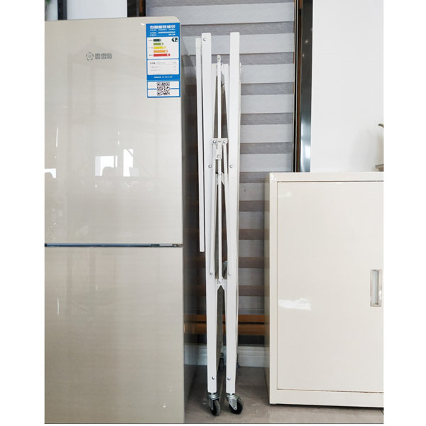 WS at Home Matsu 28.4'' W Stainless Steel Storage Rack with Wheels ...