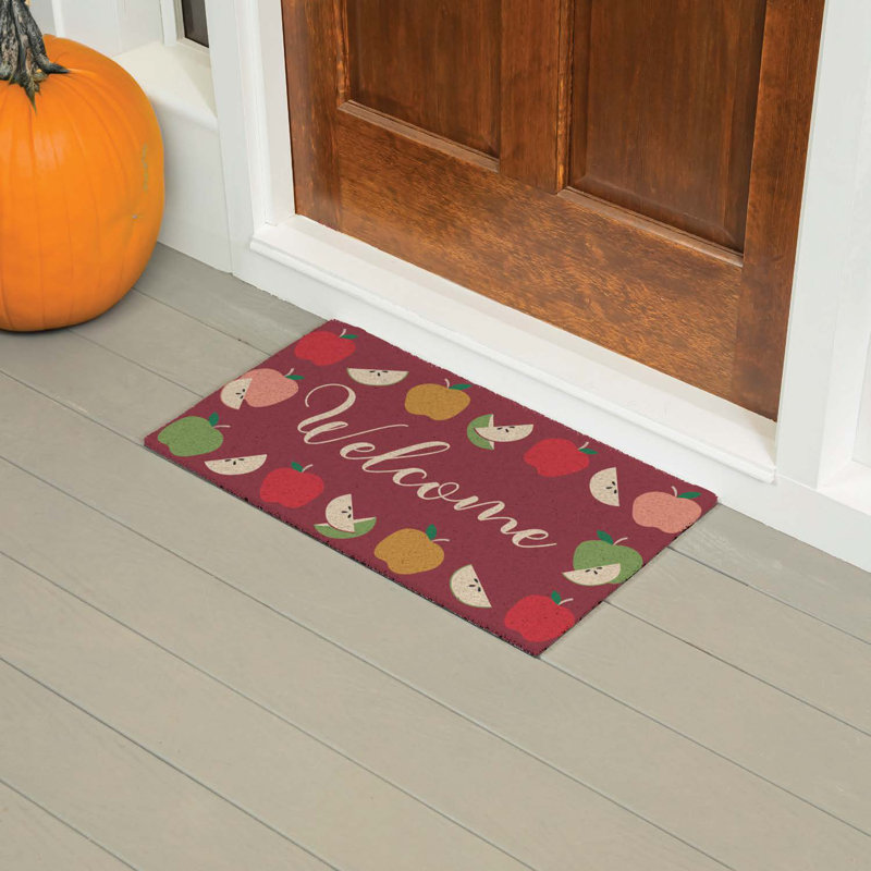 Wildon Home® Aranka Thanksgiving Apples Harvest Welcome 18 in. x 30 in ...
