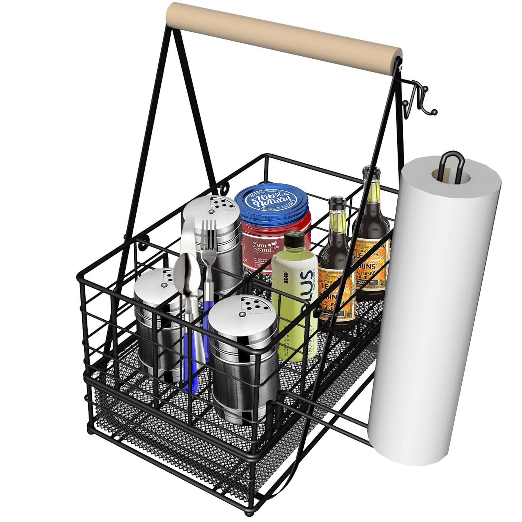 URKNO Picnic Box And BBQ Utensil Box, Sturdy And Thick, Easy To Carry ...