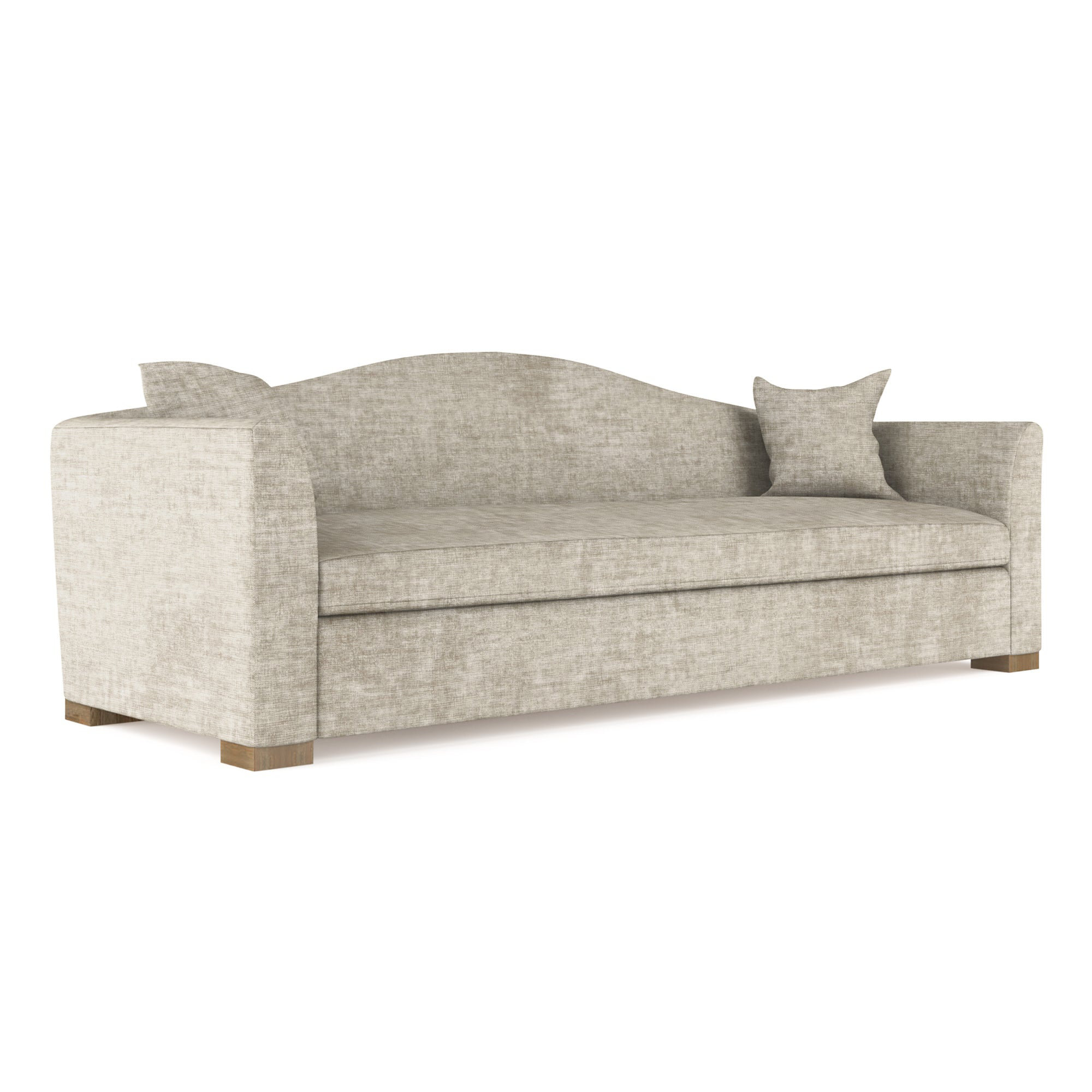 Tandem Arbor Horatio Camelback Taper Curved-Arm Sofa | Wayfair