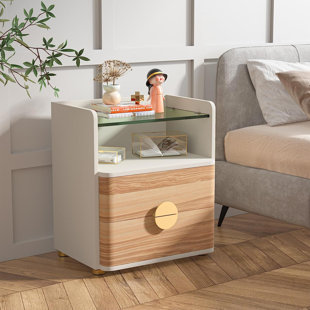 Glass Nightstands You'll Love | Wayfair