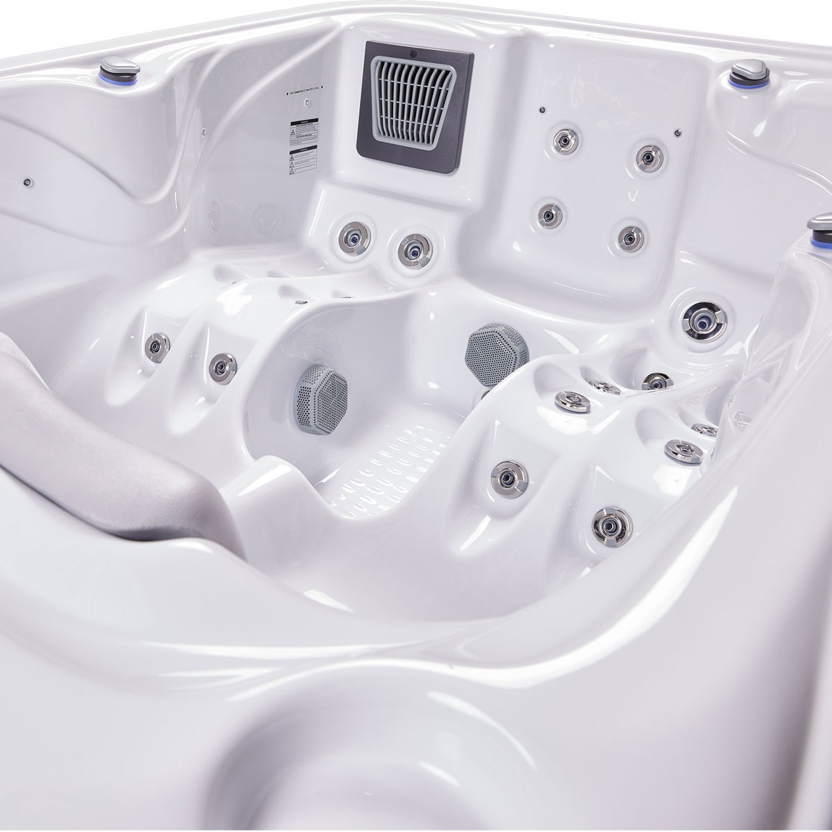 Bueno Spa Buenospa Atlanta 3-Person 37-Jets Acrylic Hot Tub with Cover ...