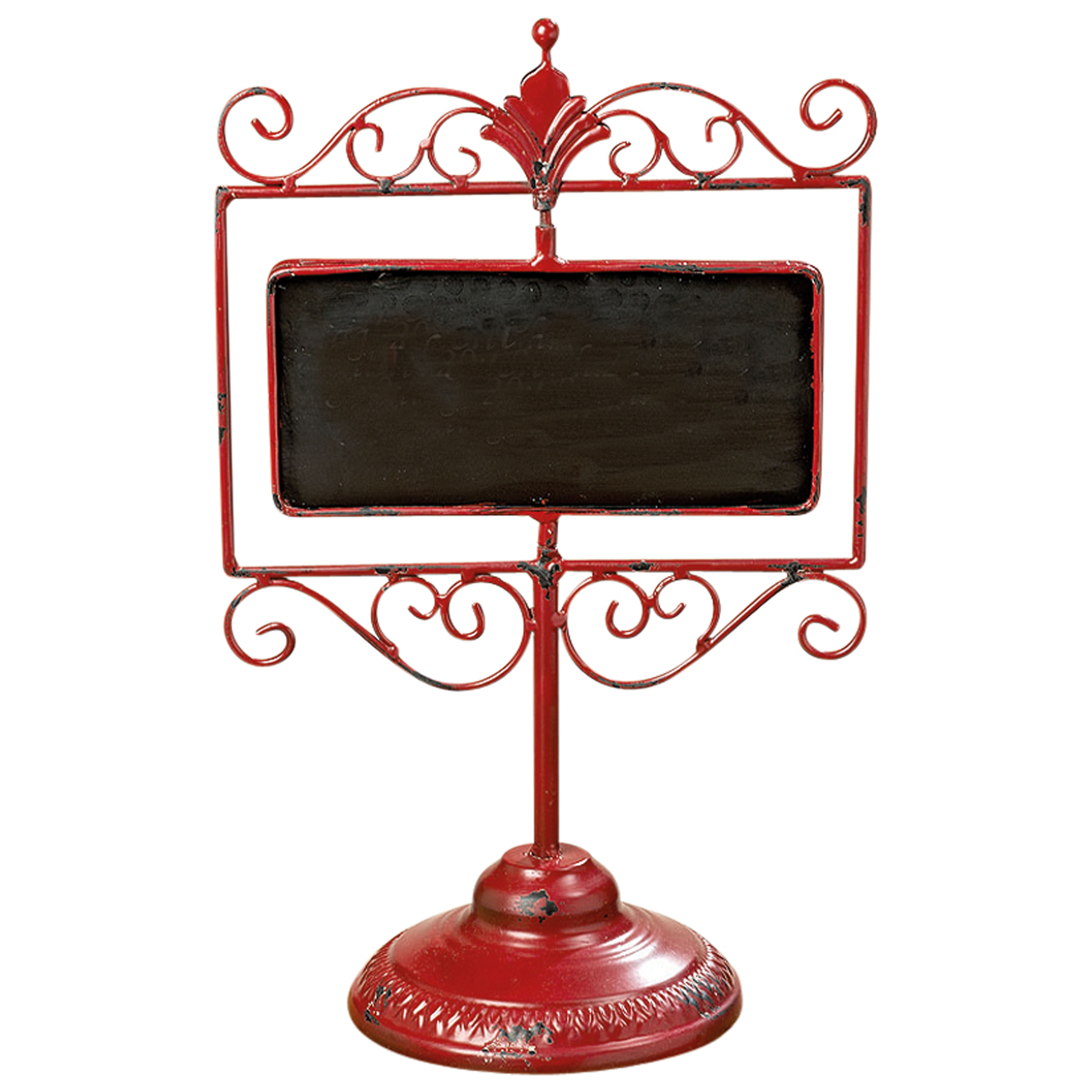 August Grove Iron Lacquered Tabletop Chalkboard | Wayfair