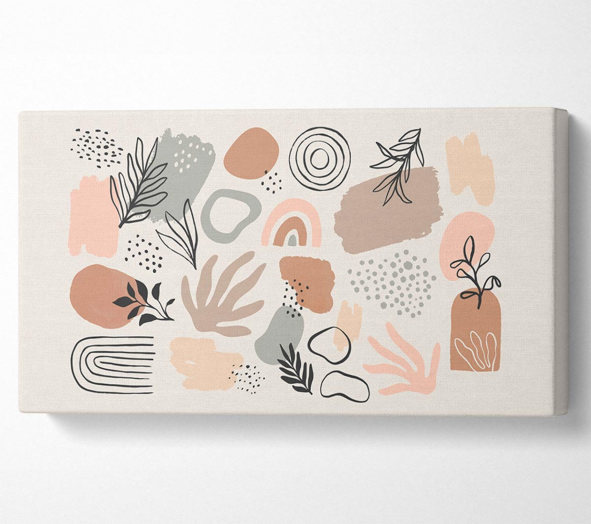 Ophelia & Co. Deemston Natural Shapes Of Simplicity - Wrapped Canvas ...