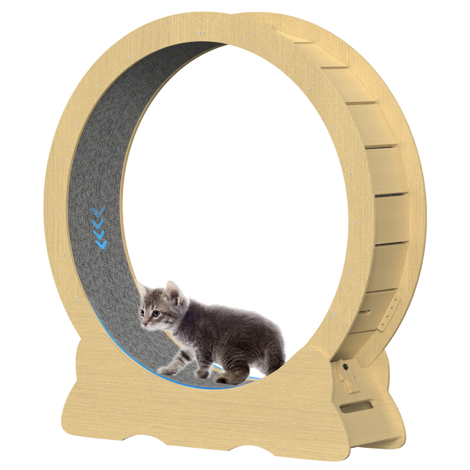 Tucker Murphy Pet™ Emaje Emaje 43.3" H Cat Wheel Exerciser for Indoor ...