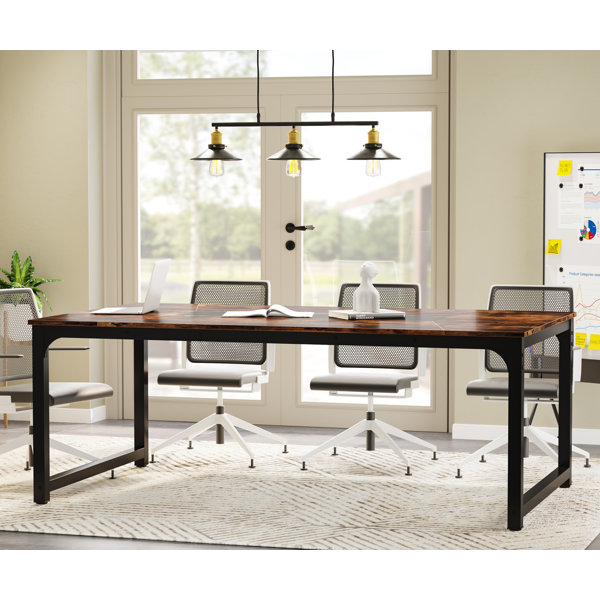 17 Stories Kostantza Rectangle Table & Reviews | Wayfair