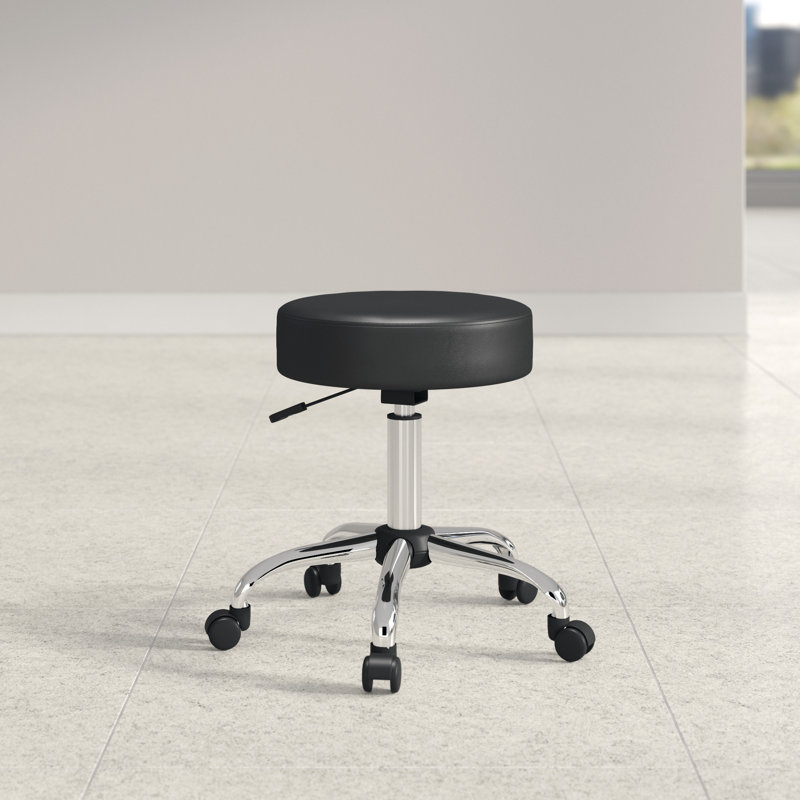 Latitude Run® Wilhelm Adjustable Height Lab Stool with Wheels & Reviews ...
