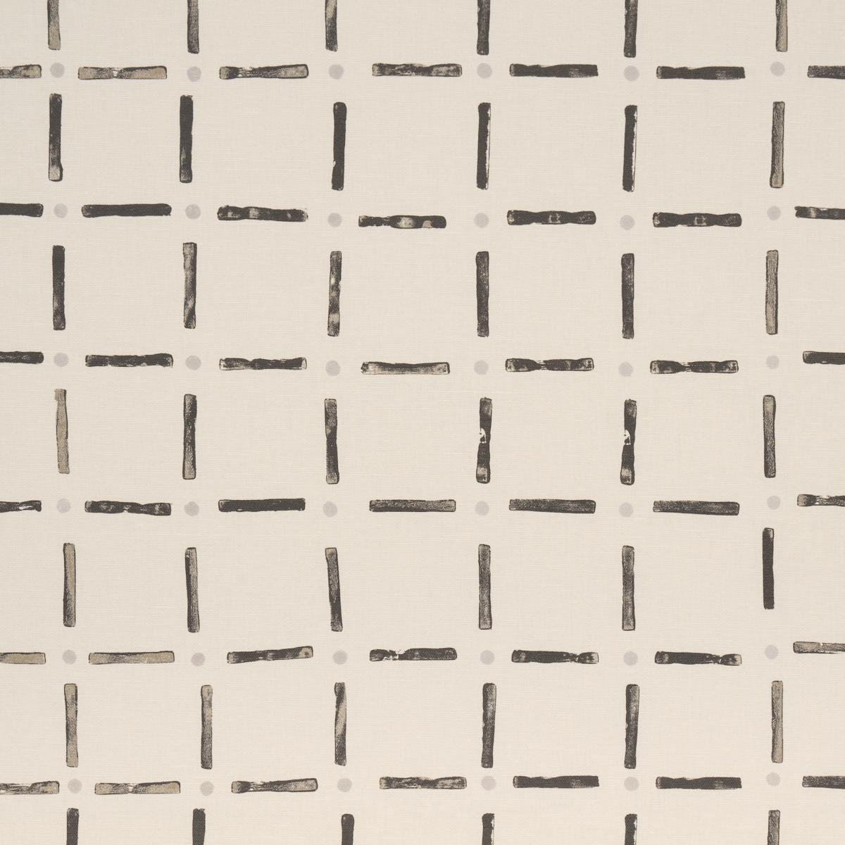 Schumacher X Caroline Z Hurley Drifting Grid Fabric - Wayfair Canada