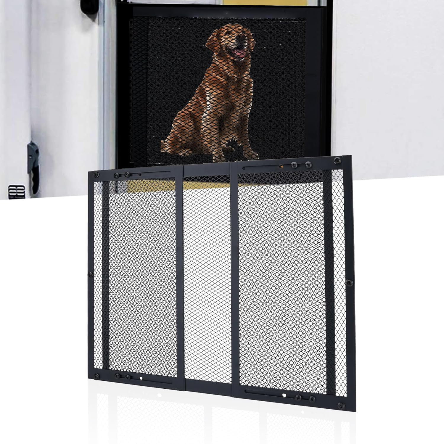 Tucker Murphy Pet™ Entry Screen Door Protector Grille For Dogs ...