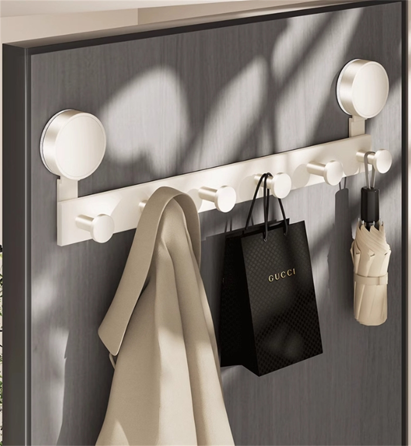 Latitude Run® Aluminum Alloy Suction Cup Hook Rack | Wayfair