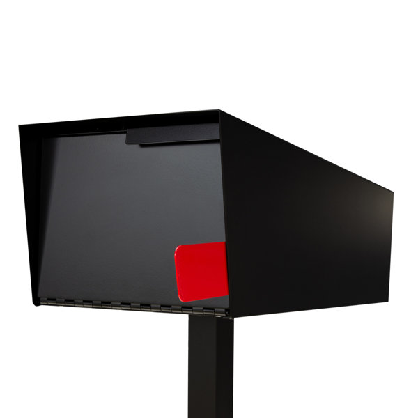 ModernMailbox Modern Aluminum Post Mounted Mailbox & Reviews | Wayfair