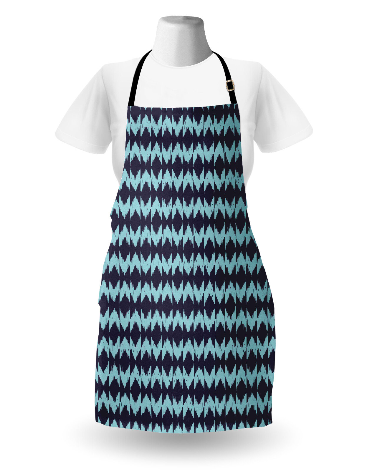 East Urban Home Ikat Apron Unisex, Boho Geometric Shape, Adult Size ...