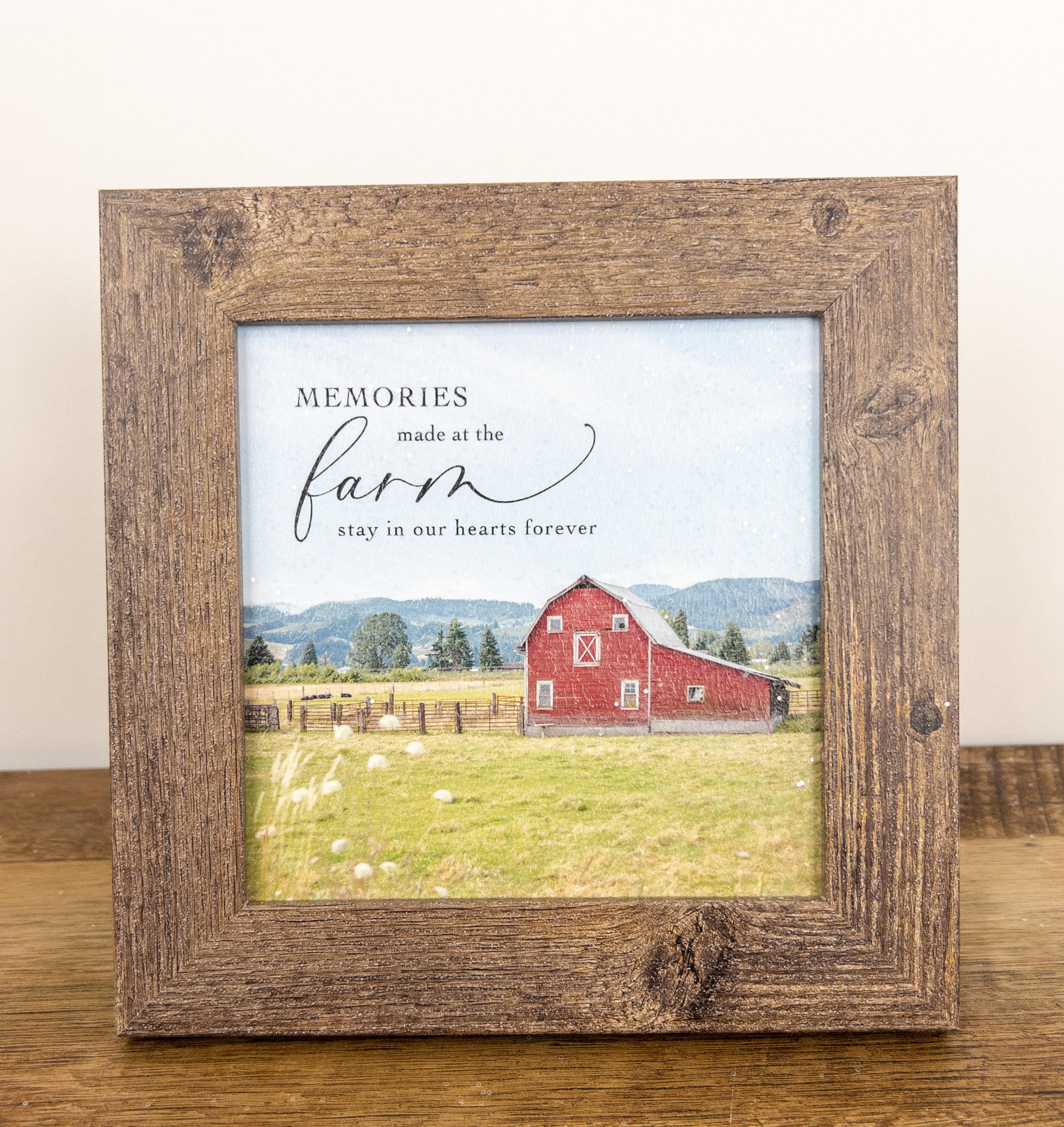 Trinx Memories Made at the Farm - Picture Frame Graphic Art | Wayfair