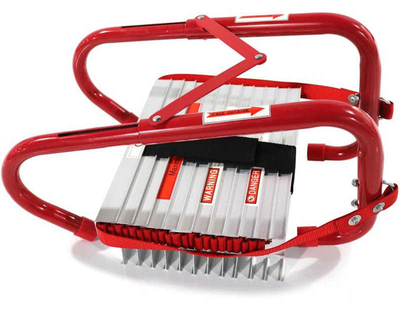 WFX Utility™ Maxeys 25Ft Fire Escape Ladder 3 Story Emergency Portable ...