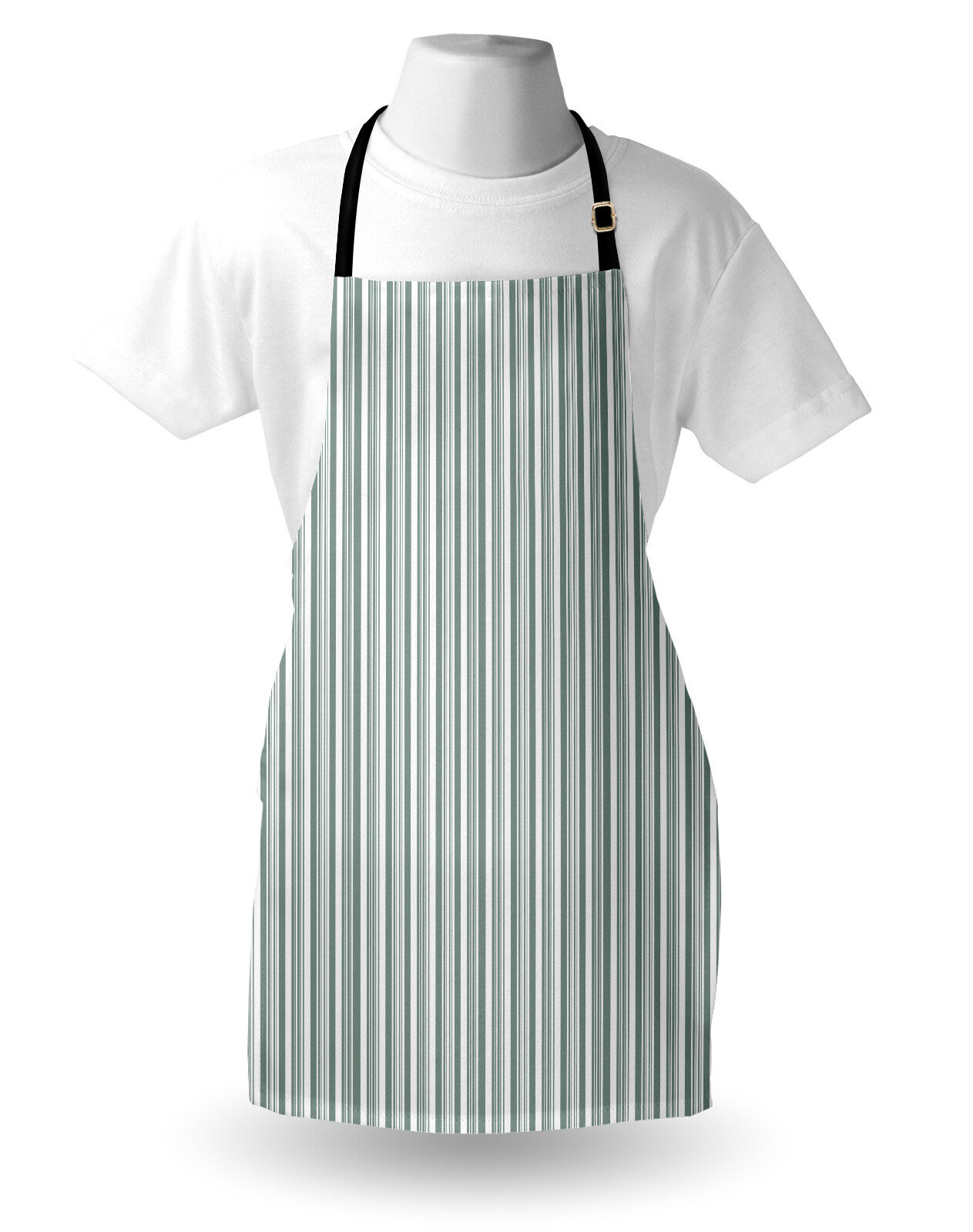 East Urban Home Modern Apron Unisex, Thin and Bold Stipes, Adult Size ...