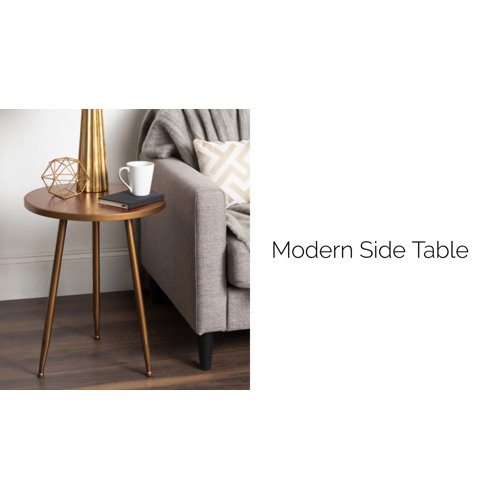 Wade Logan® Moffat Solid Wood Top End Table & Reviews | Wayfair