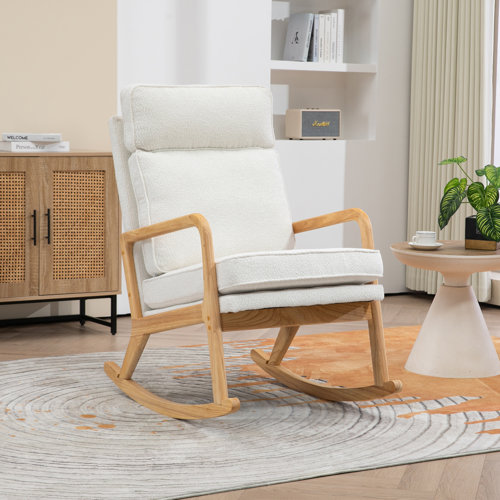 Upholstered Rocking Chairs You'll Love | Wayfair