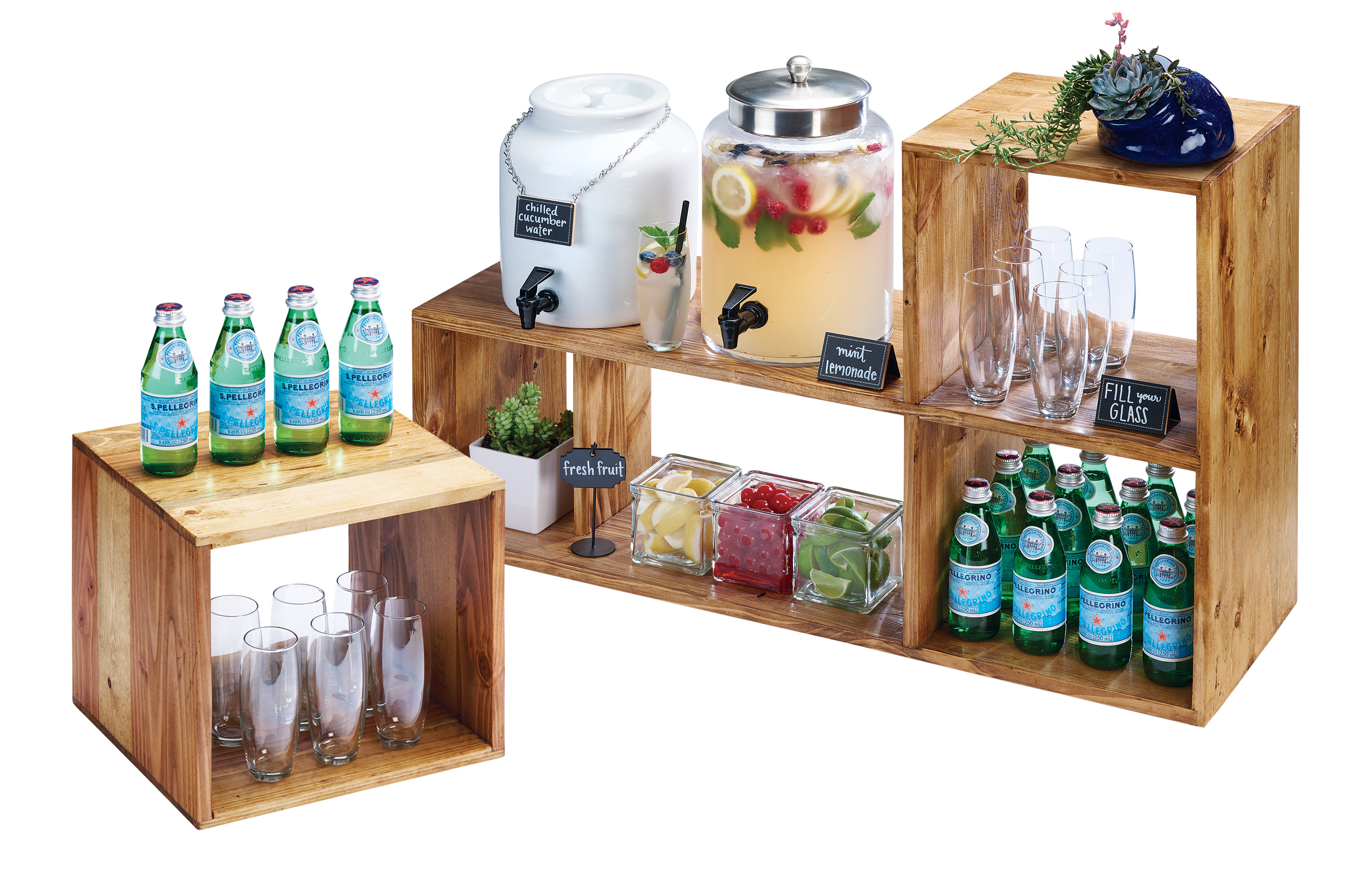 Cal-Mil Madera Bamboo Library Riser - 38" x 12" x 24" - Wayfair Canada