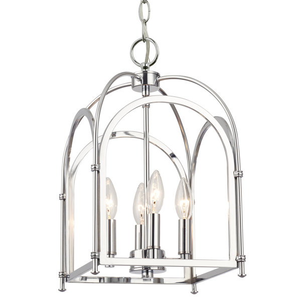 Three Posts™ Luman 4 - Light Polished Chrome Pendant & Reviews | Wayfair
