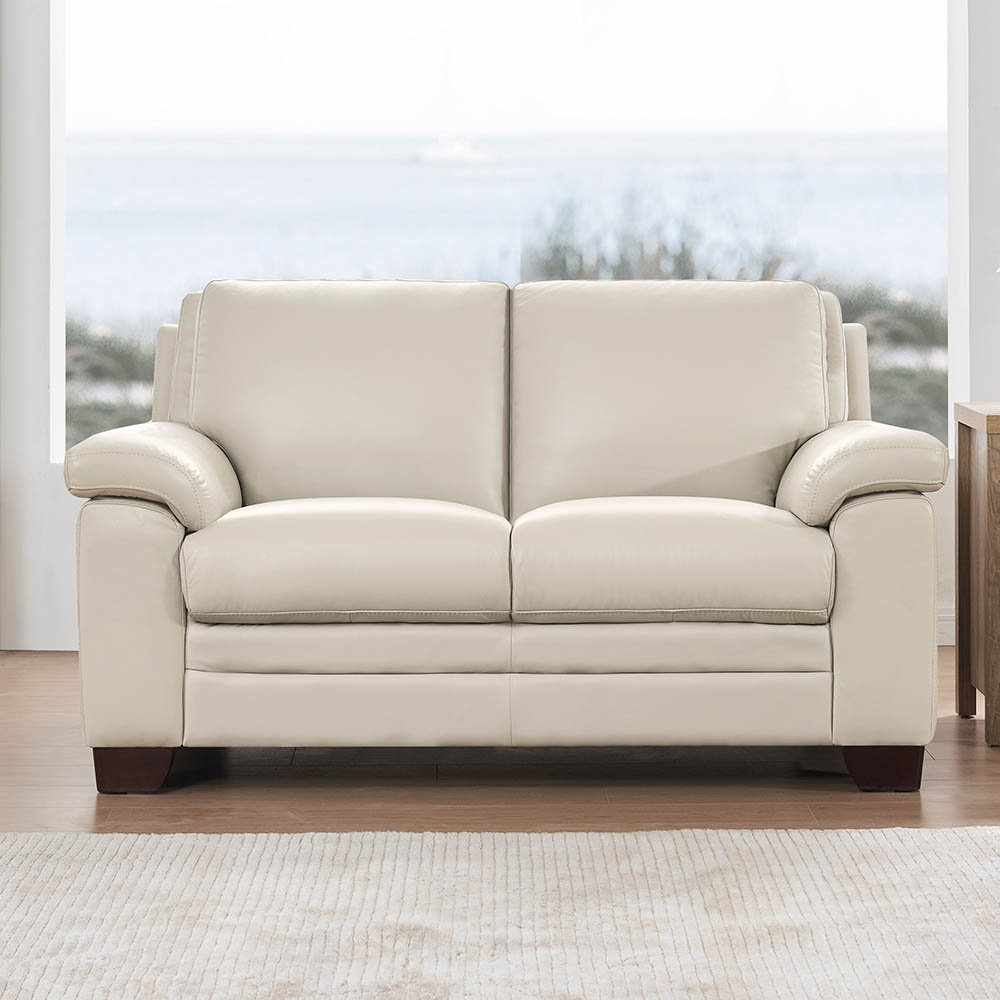 Winston Porter Hukill Hubble 62'' Genuine Leather Loveseat & Reviews ...